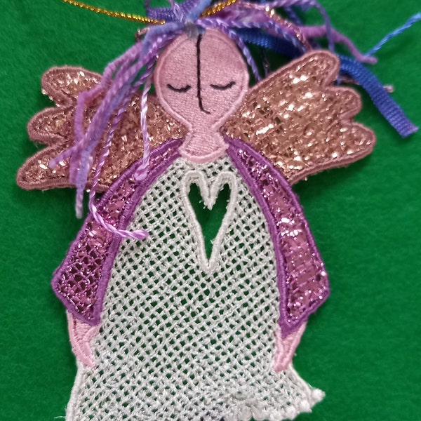 FUNKY LACE ANGEL - an Angel a Day - December 4th in Frublomgren's ...