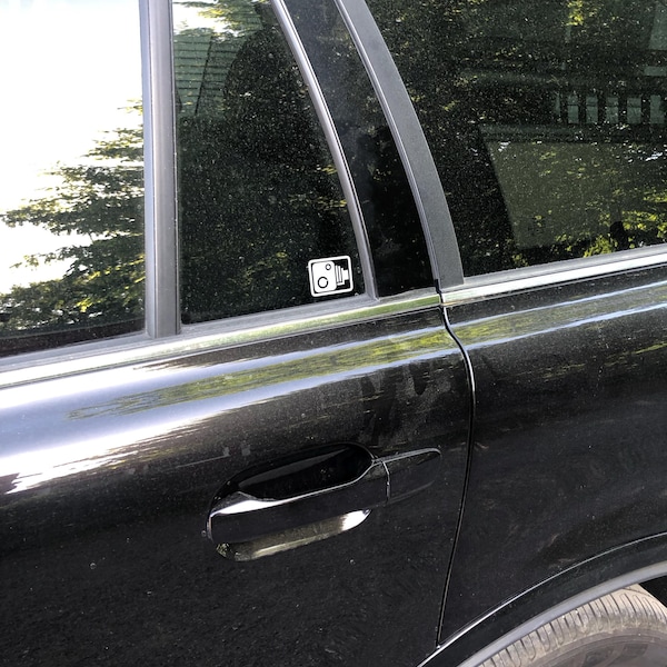 WHEELCHAIR ACCESS REQUIRED Car Sticker Decal Window Door Disabled Blue ...