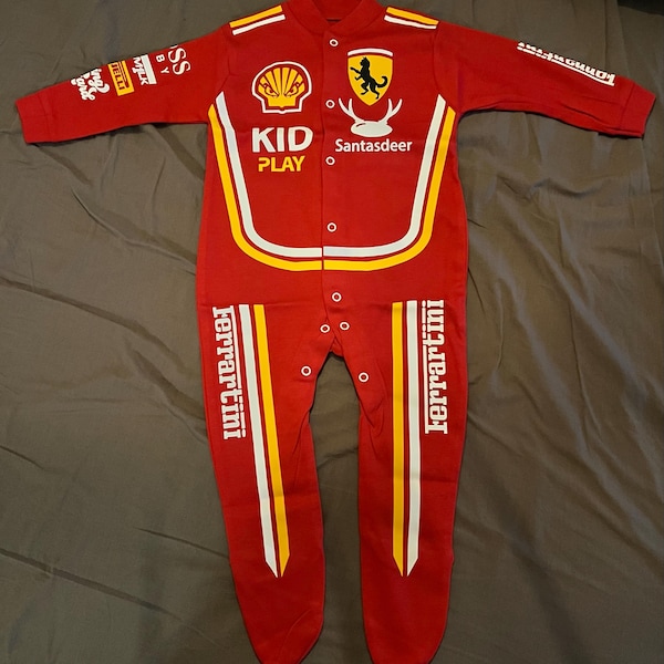 Formula Onesie, Retro Gulp Race Suit Replica, Total Personalisation - Etsy