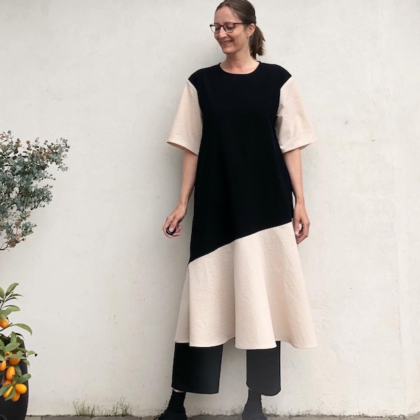 Oversized Dress Digital PDF Sewing Pattern | Sakura Dress | Sew-along ...