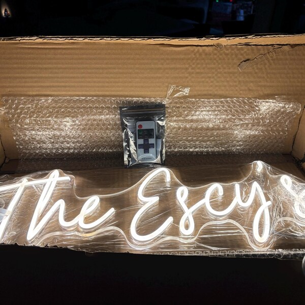 Custom Name Neon Sign Led Lights, Neon Sign Wedding, Neon Sign Wall ...