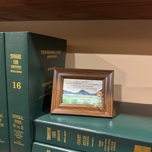 Choose Color - One Mini Mustard Seed Frame & Real Mustard Seed, Approx ...