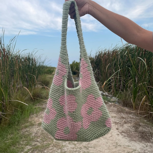 Crazy Daisy Purse Crochet Edition Crochet Pattern - Etsy