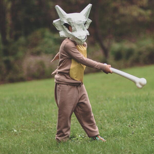 DIY Cubone Paper Mask - Etsy