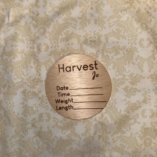 Newborn Baby Stats Sign, Birth Announcement Sign, Wooden Sign, Round ...
