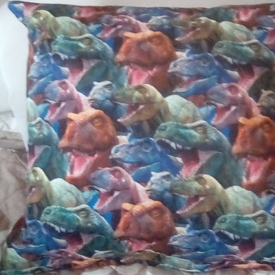 T-rex Collage Tyranno-chorus Collection Digitally Printed Dinosaur ...