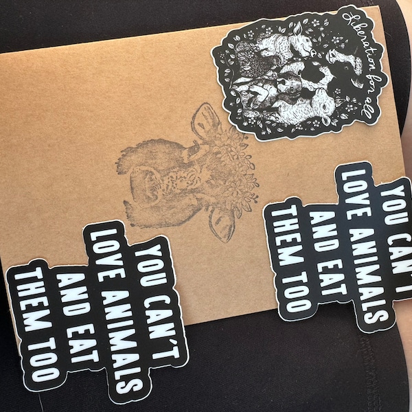 Liberation for All Poster | Vegan Poster, Animal Rights, Animal ...