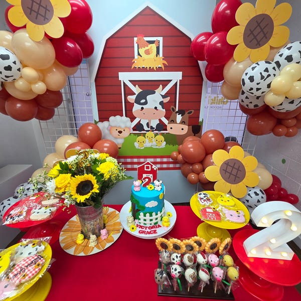 Piggy Fondant, Cold Porcelain Piggy Figure, Farm Party Decorations ...