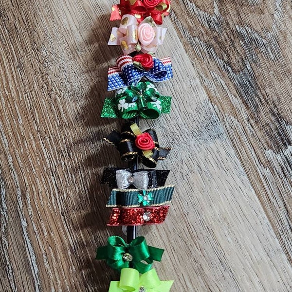 Petite Dog Bows,small Dog Hair Bows,pigtail Bows for Dogs,bows for ...