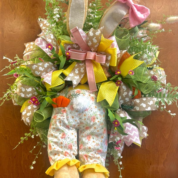 Wood Round Door Hanger, Church Door Decor, Easter Door Hanger, Mother's ...