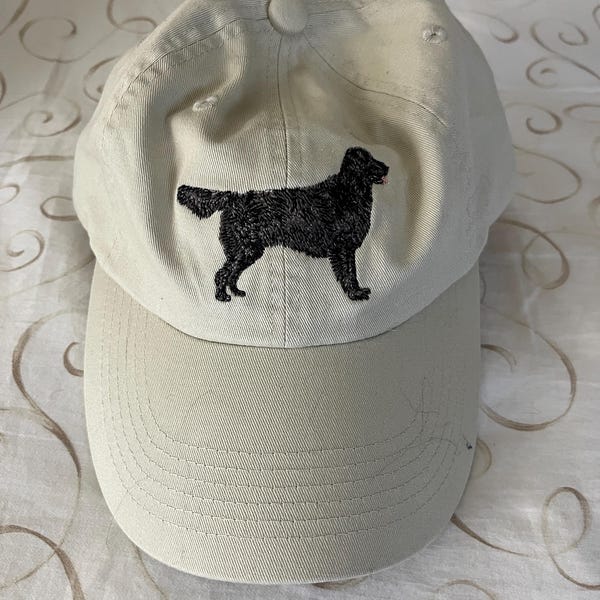Embroidered Goldendoodle Labradoodle Two Tone Pigment-dyed Cap - Free ...
