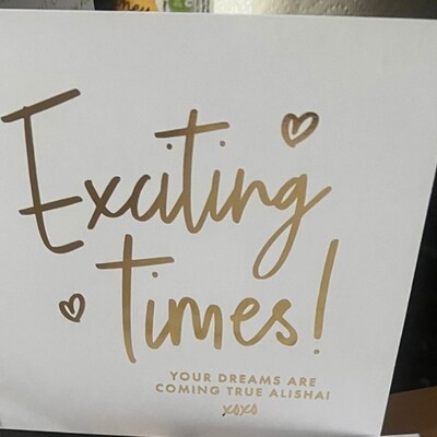 Personalised Congratulations Card, Exciting Times Card, Good Luck Card ...