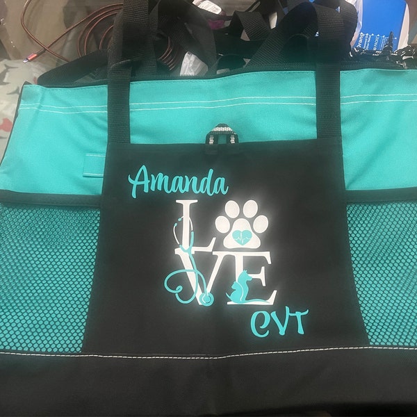 Veterinary Technician Bag, Vet Tech Bag, Gift for Vet Tech Week ...