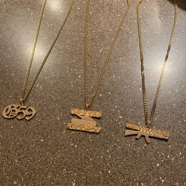 Lil Peep Hellboy Necklace Polished Stainless Steel Pendant Choice of ...