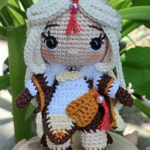 Crochet PDF Pattern: zhongli Chibi Amigurumi - Etsy