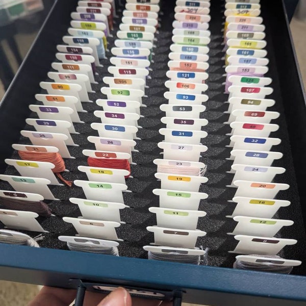 DMC Floss Labels - Solid Color, Floss Image and White. - Etsy