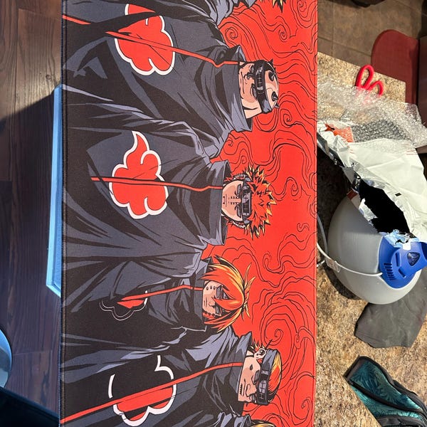 Akatsuki Members Desk Mat Naruto Anime Themed, Dramatic and Bold Gaming ...