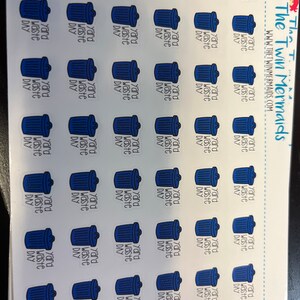 PTO Boxes in Spectrum Planner Stickers - Etsy