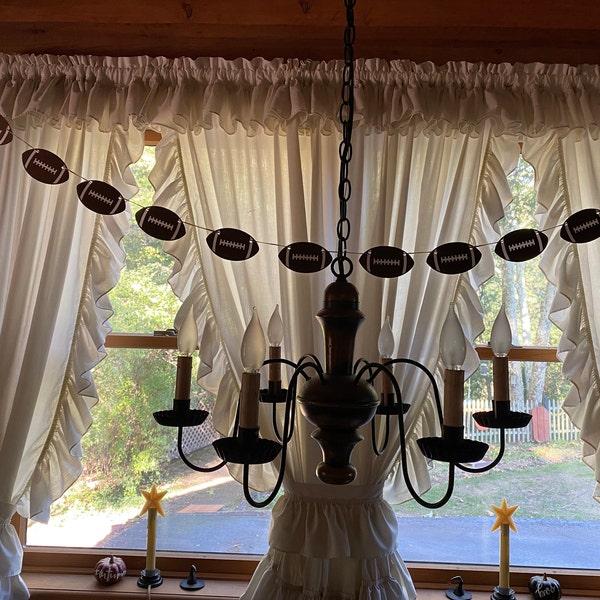 Football Cutouts - 12 Football Die Cuts - Football Party Tags - Sports ...