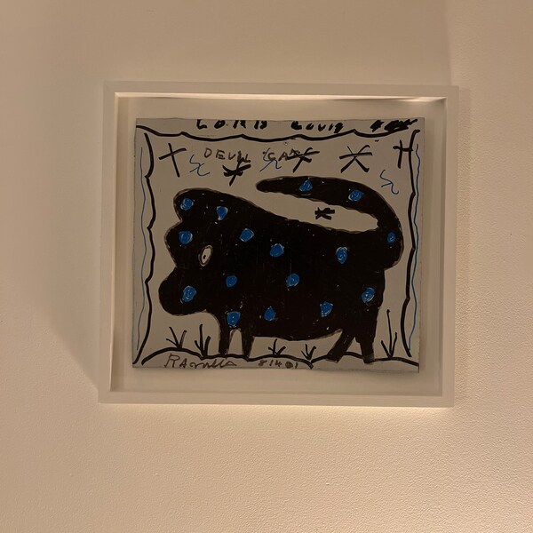 Ryder Henry, Oil on Canvas, dr. Theopolis Visits Lawrenceville, C. 2000 ...