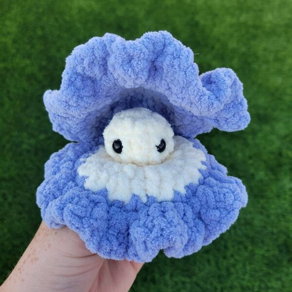 Pearl the Oyster — CROCHET PATTERN ONLY, Crochet Oyster Pattern ...