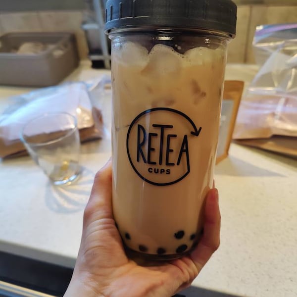 Matcha Latte Bubble Tea Gift Set With Reusable Cup 5 Servings the New ...