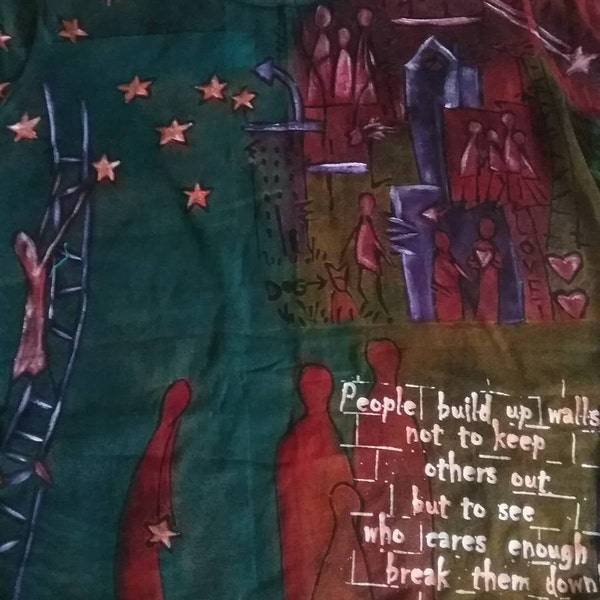 Pueblo, Herd of Deer, Text by Edgar Allan Poe, Woman's XL T-shirt ...