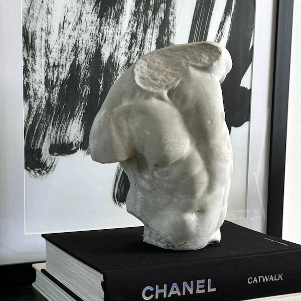 Gaddi Torso, Plaster Sculpture, Ancient Greek Statue - Etsy