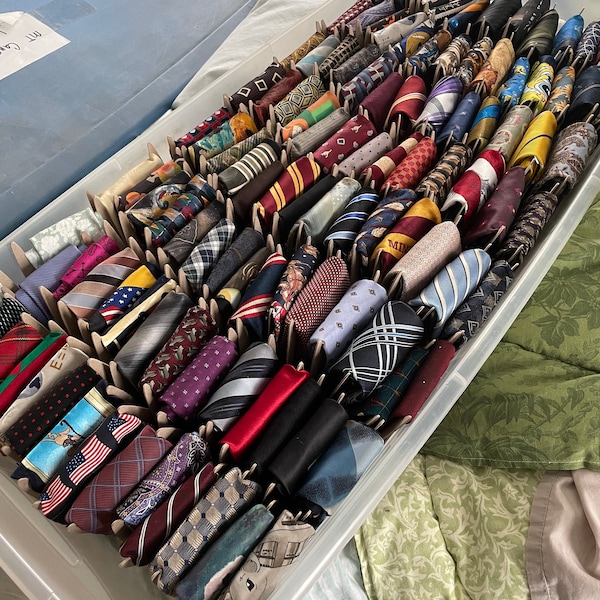 Tiespools, Tiestorage, Tie Organization, Tie Drawer Organizer, Storage ...