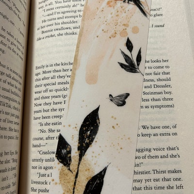 Floral Bookmarks Nature Bookmarks Boho Bookmarks Bookmarks - Etsy