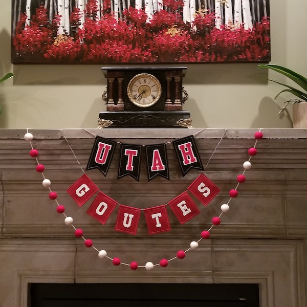 University of Utah, Go Utes Bunting, Utah Utes, Go Utes, Utah - Etsy