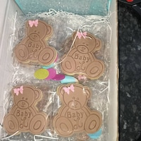 Baby Shower Cookies, Teddy Cookies, Birthday Cookies, New Baby Cookies ...
