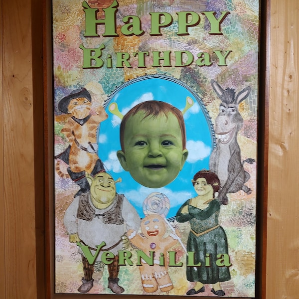 Donkey Cutout, Donkey Cutout Decor, Shrek Party Decoration Theme ...