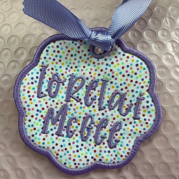 Backpack Name Tag Bag Tags Luggage Tag Fabric Name Tag Fabric ...