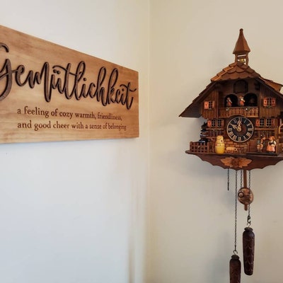 German Sign Wood Sign Pallet Sign Wedding Gift Gemutlichkeit Sign ...