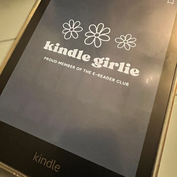 DIGITAL DOWNLOAD Kindle Decal for Kindle E-reader Decal Artwork JPG ...