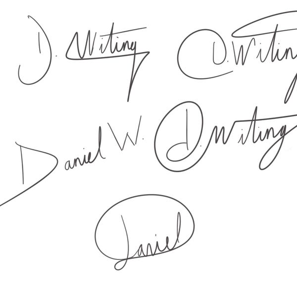 Personalized Signature -custom Handwritten, Unique Signature Art ...