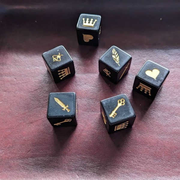 One Custom Dice With Your Choice of Pips - Personalized D6 - Engraved ...