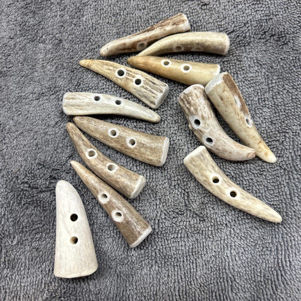 Antler Toggle Button - Etsy