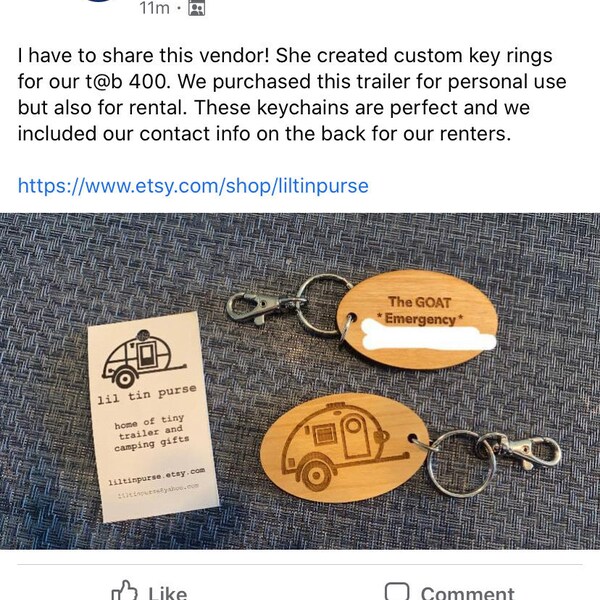 Teardrop Trailer Key Chain 17 Body Styles to Choose From - Etsy