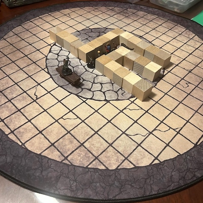 Black Play Mat / Gripmat Multiple Sizes Perfect for Miniatures, Rpgs ...