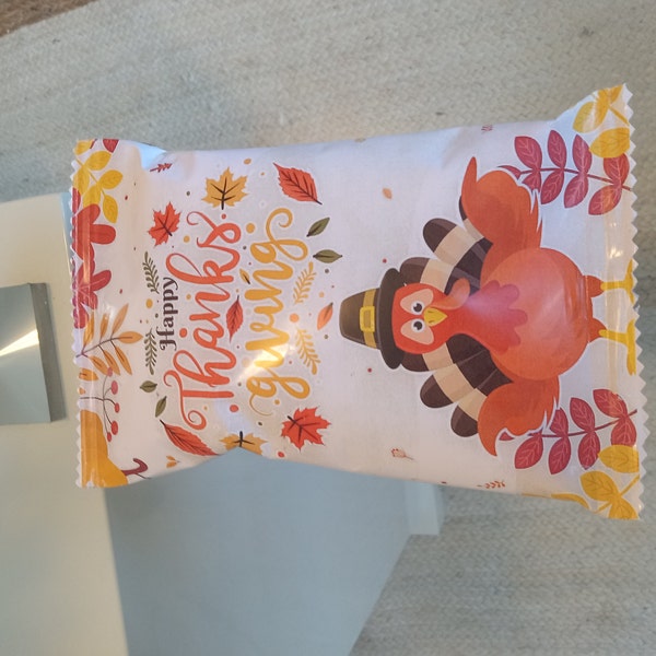 Thanksgiving Chip Bags Printable INSTANT DOWNLOAD , Snack Bag, Pumpkin ...