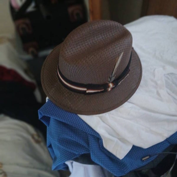 White Lowrider Fedora Chicano Hat - Etsy