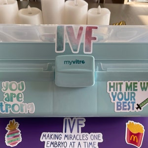 IVF Custom Sticker Gift Infertility Stickers Fertility - Etsy