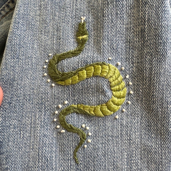 Elven Cottagecore Dagger Hand Embroidery , Fae King Queen Dagger , Hand ...