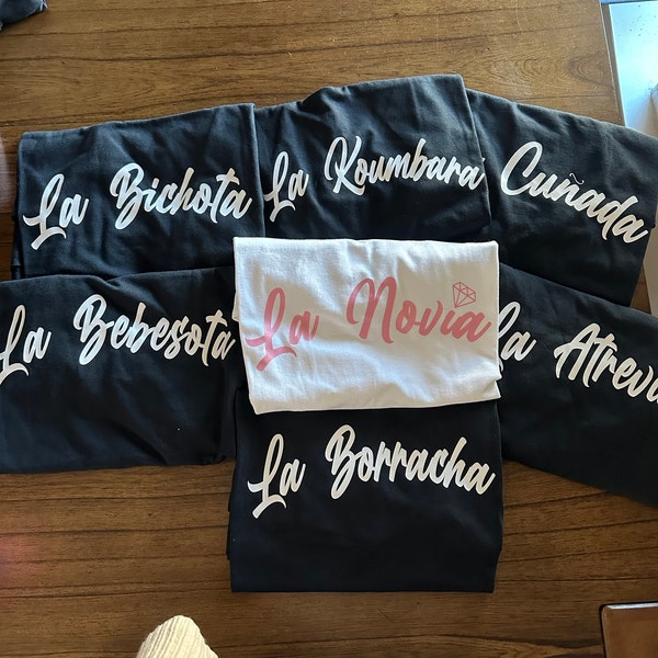 Latina Bachelorette Shirts, Bunny Bachelorette Party Shirts, Mi Ultimo ...