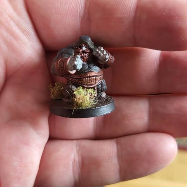 Dwarf Monk - Miniature for Dungeons & Dragons, Tabletop RPG - Etsy