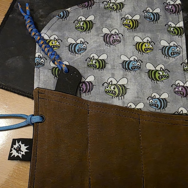 EDC Tool Roll | Waxed Canvas Pouch |every Day Carry Gear Bag |pocket ...