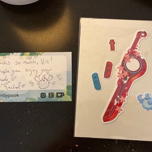 Totk Zelda Art Nouveau Waterproof Vinyl Sticker the Legend of Zelda ...