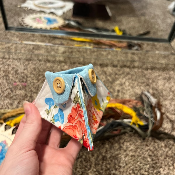 ORT Quilted Thread Catcher Sewing and Pattern Instructions/ Beginner ...